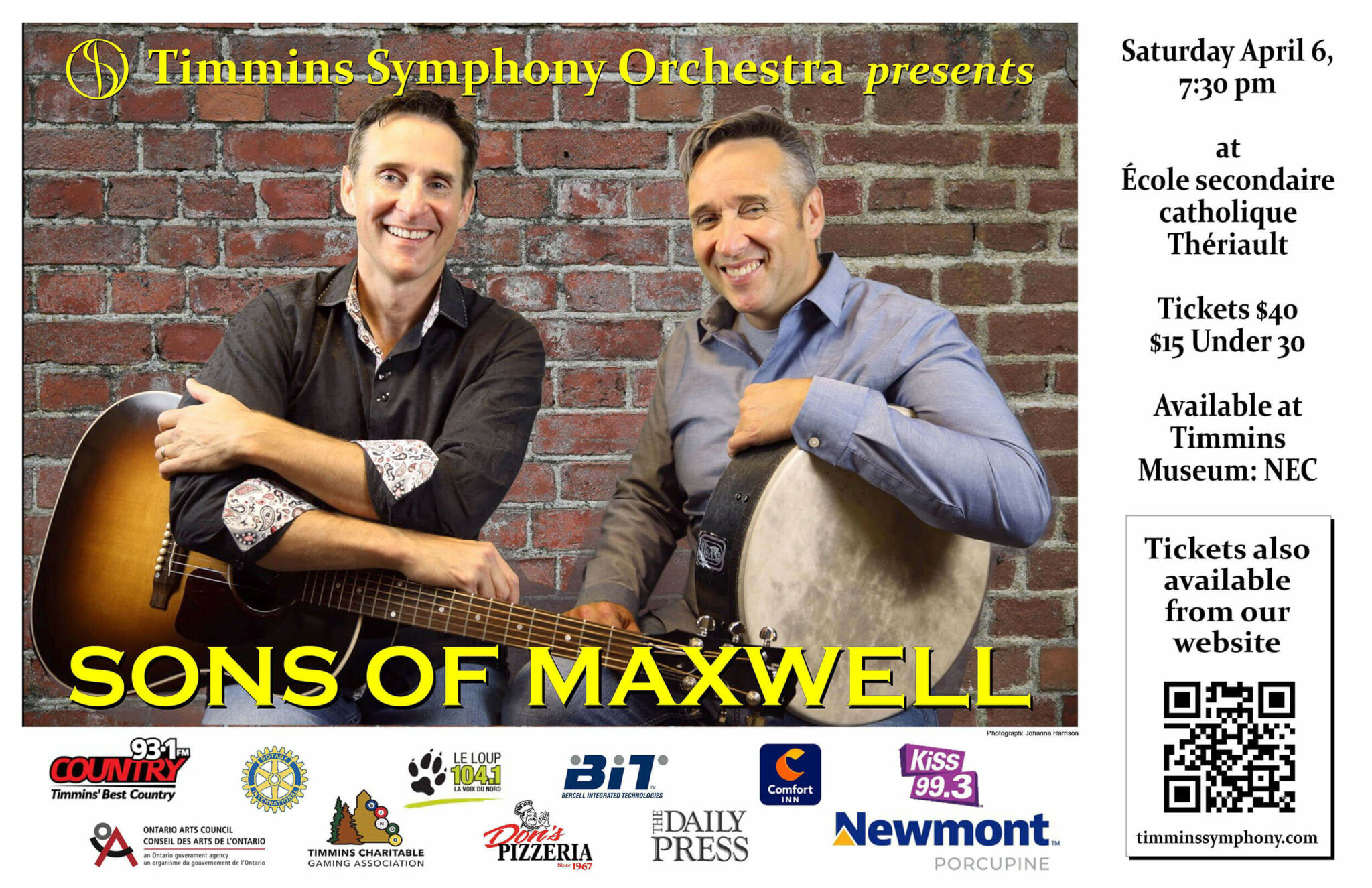 CONCERTS – Timmins Symphony Orchestra